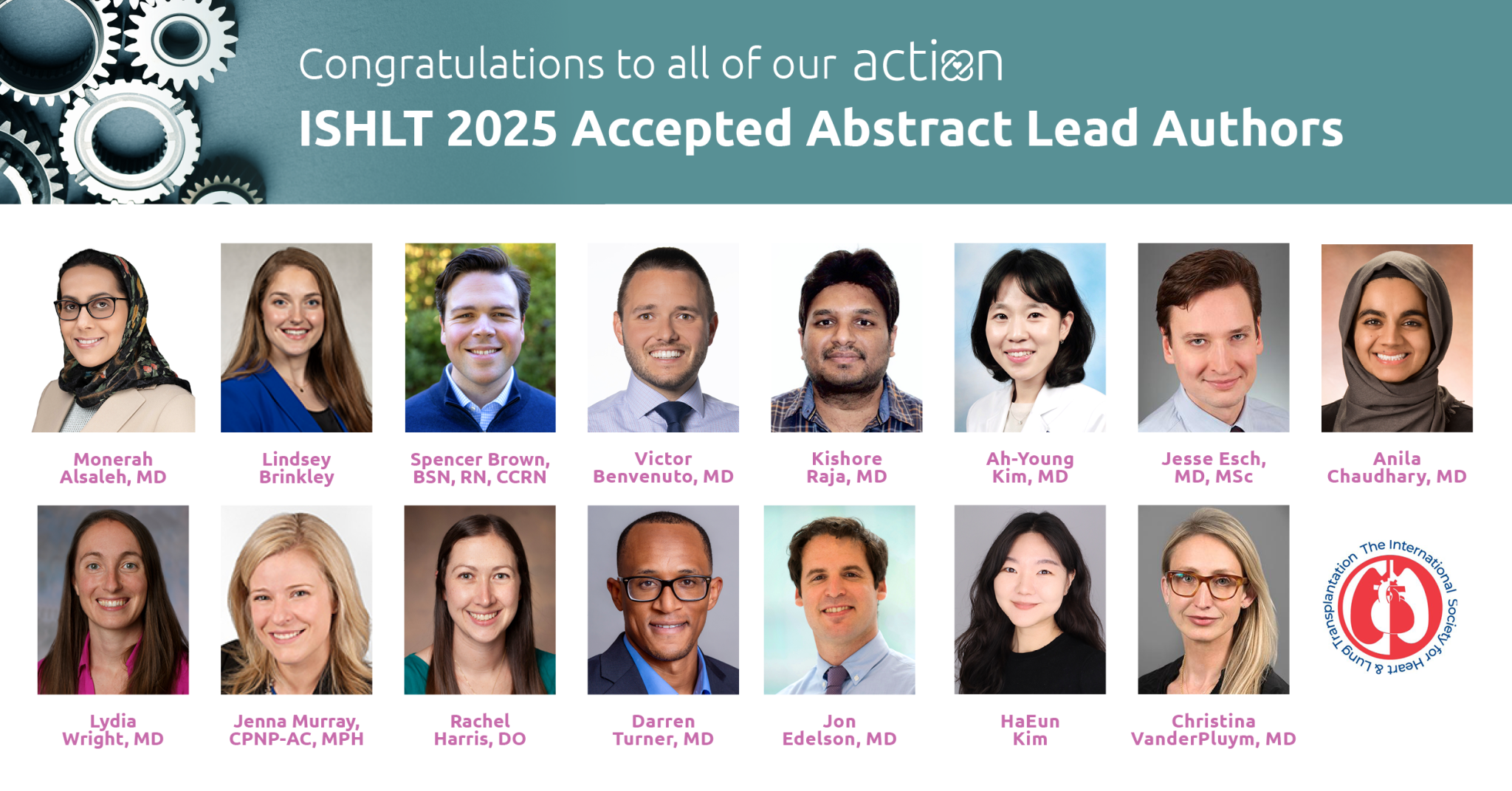 ACTION @ ISHLT 45th Annual Meeting & Scientific Sessions 2025 ...